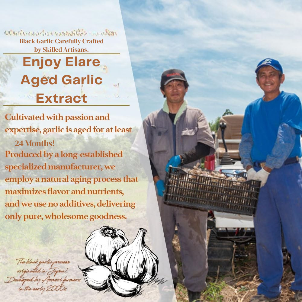 Aged Garlic Extract - 7500mg Odorless - Elare