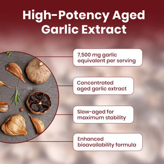 Aged Garlic Extract - 7500mg Odorless - Elare