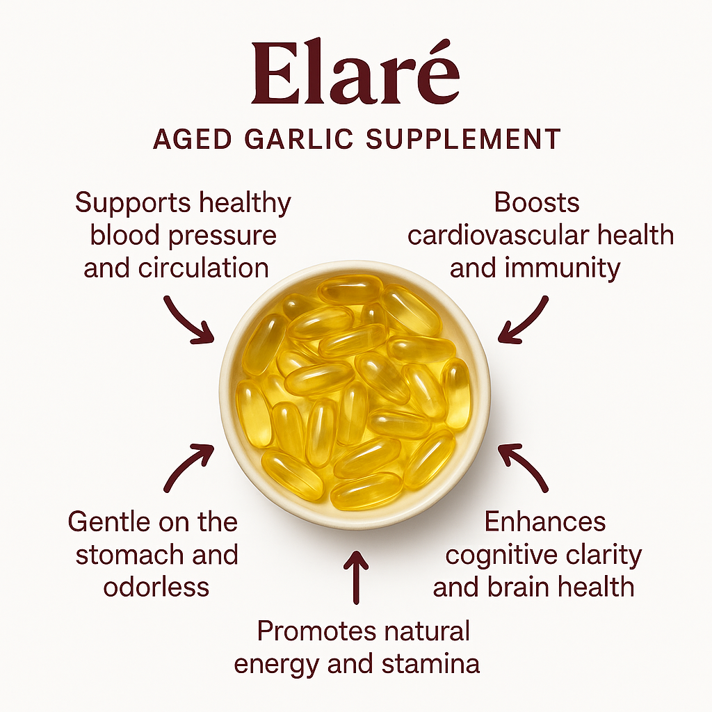 Aged Garlic Extract - 7500mg Odorless - Elare